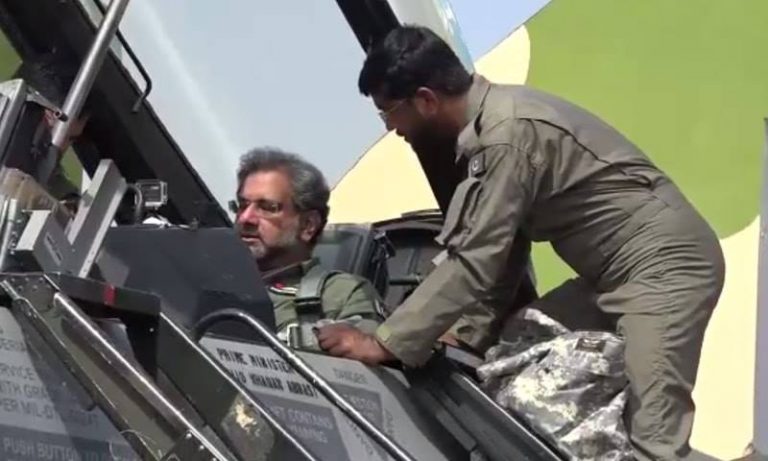 Pakistani PM Becomes First Muslim PM To Fly A F-16 Jet