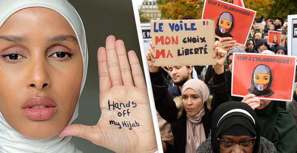#HandsOffMyHijab Viral Campaign That Protesting Against French Hijab Ban