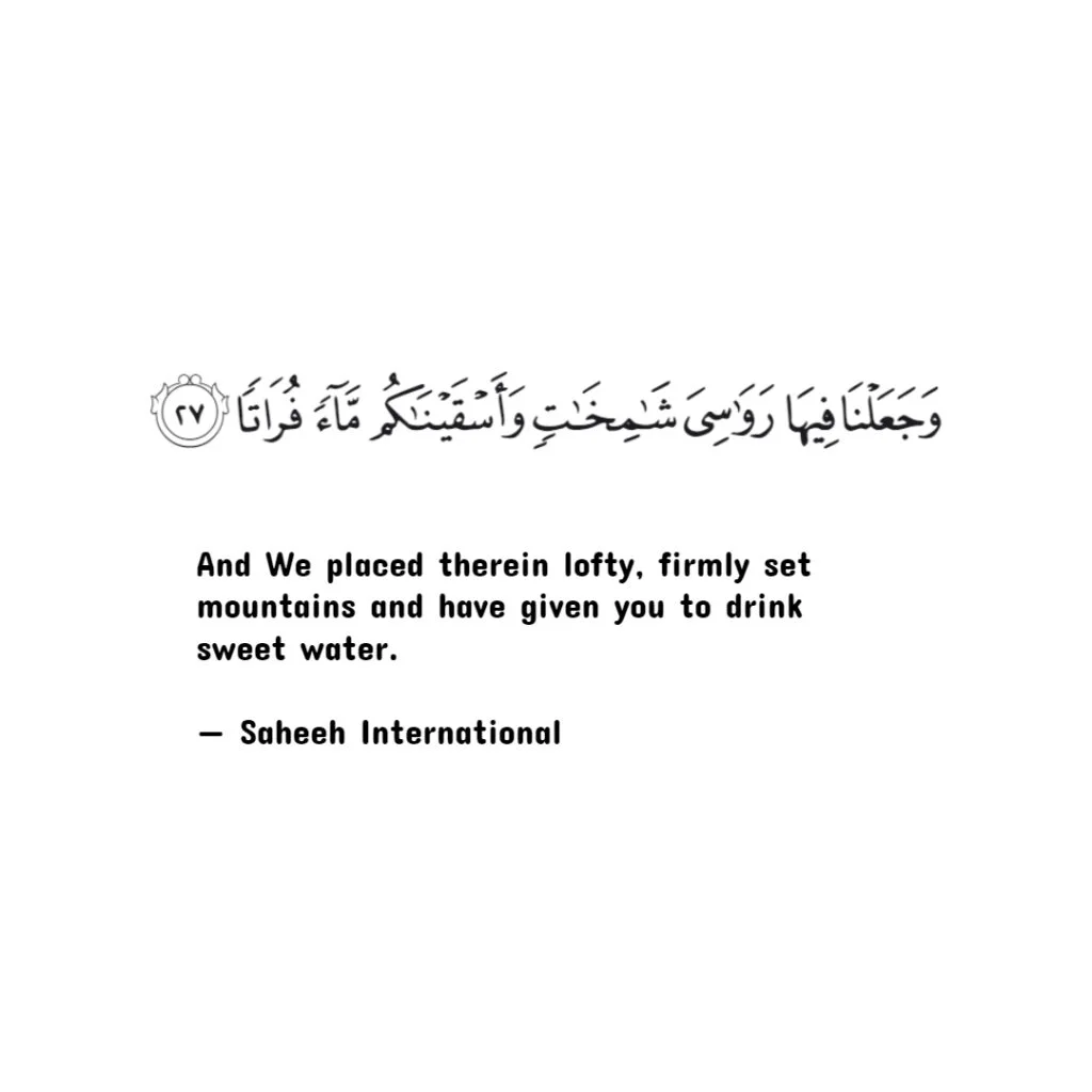 The Cycle Of The Water As Described In Quran