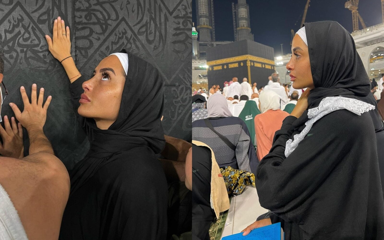 French TV Star Marine El Himer Converts To Islam And Performs Umrah