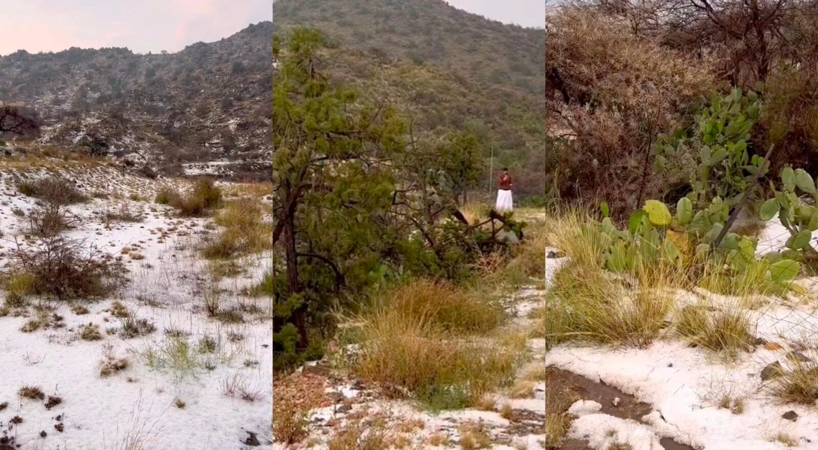 Snowfall In Makkah Region On Eid al-Fitr