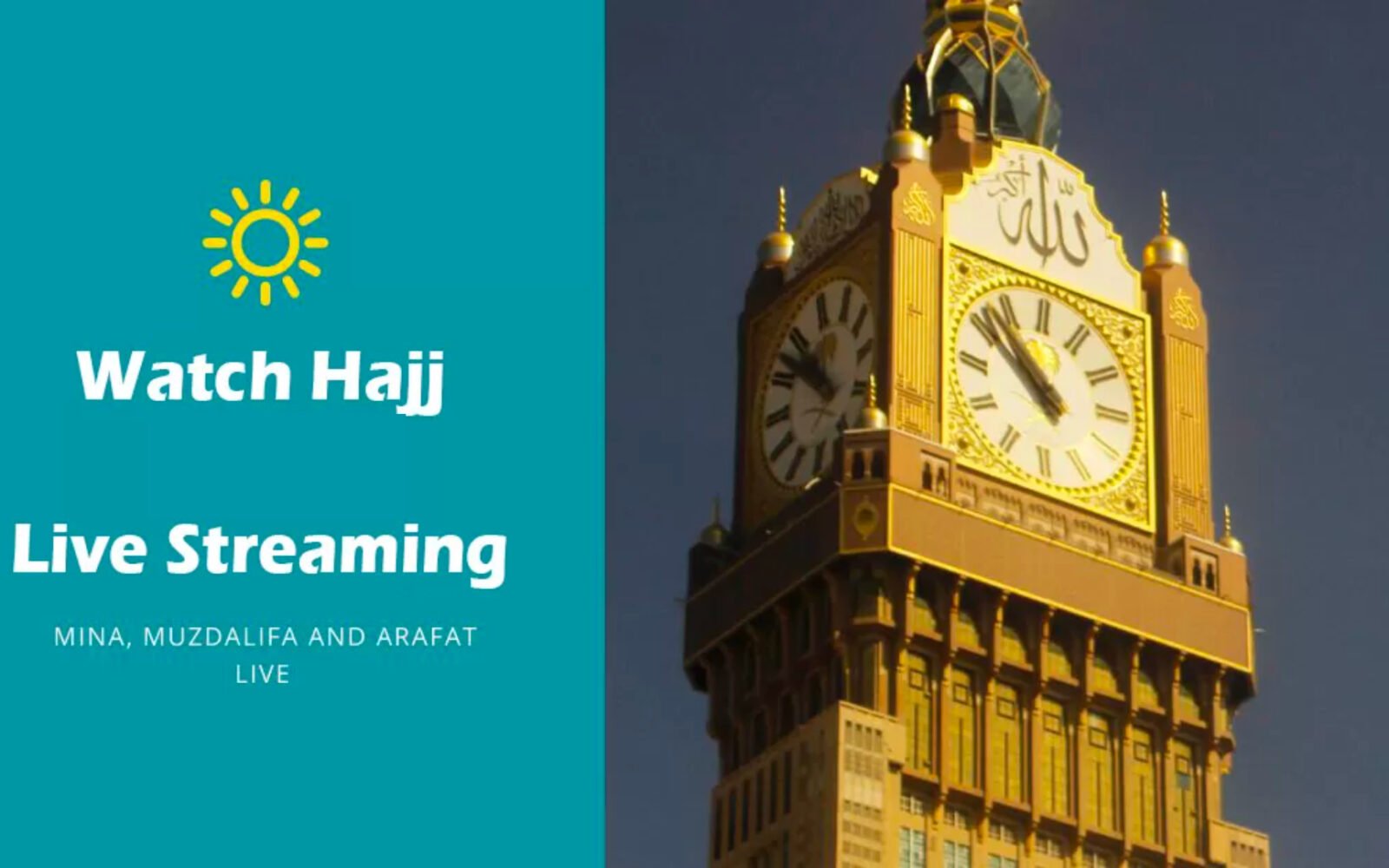 Watch Hajj 2025 Live Streaming - Mina, Muzdalifa and Arafat Live 2025