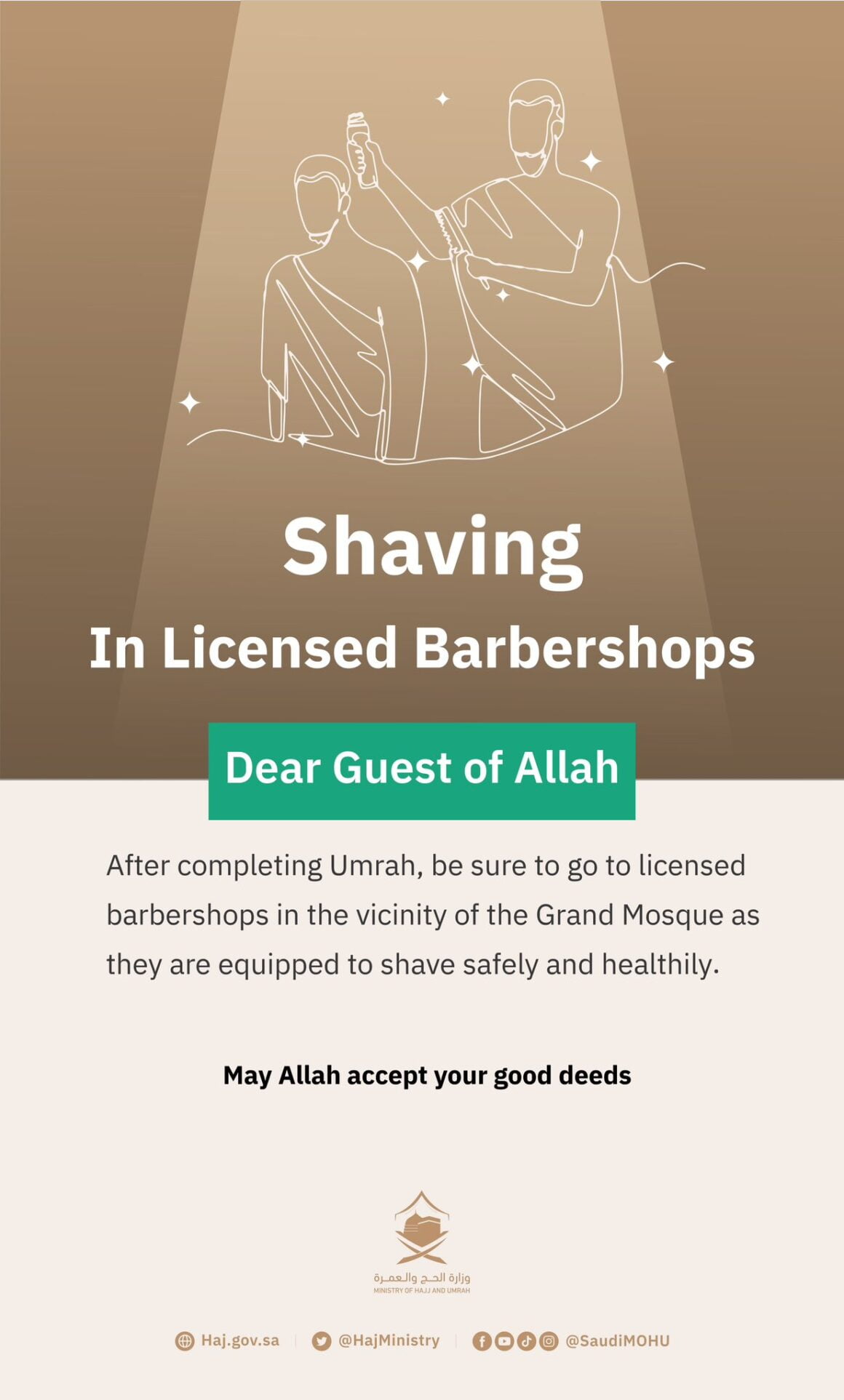 Saudi Arabia Tells Umrah Pilgrims To Shave at Licensed Barbers For ...