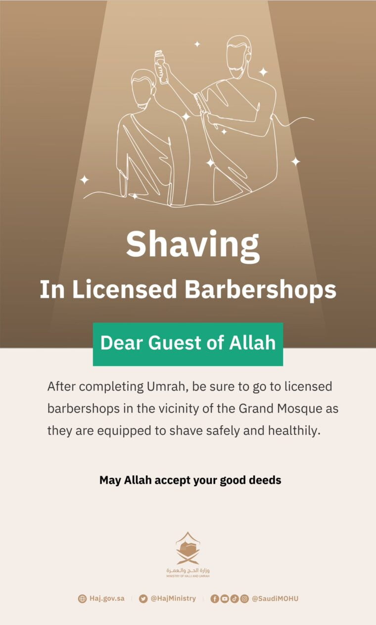 Saudi Arabia Tells Umrah Pilgrims To Shave at Licensed Barbers For ...