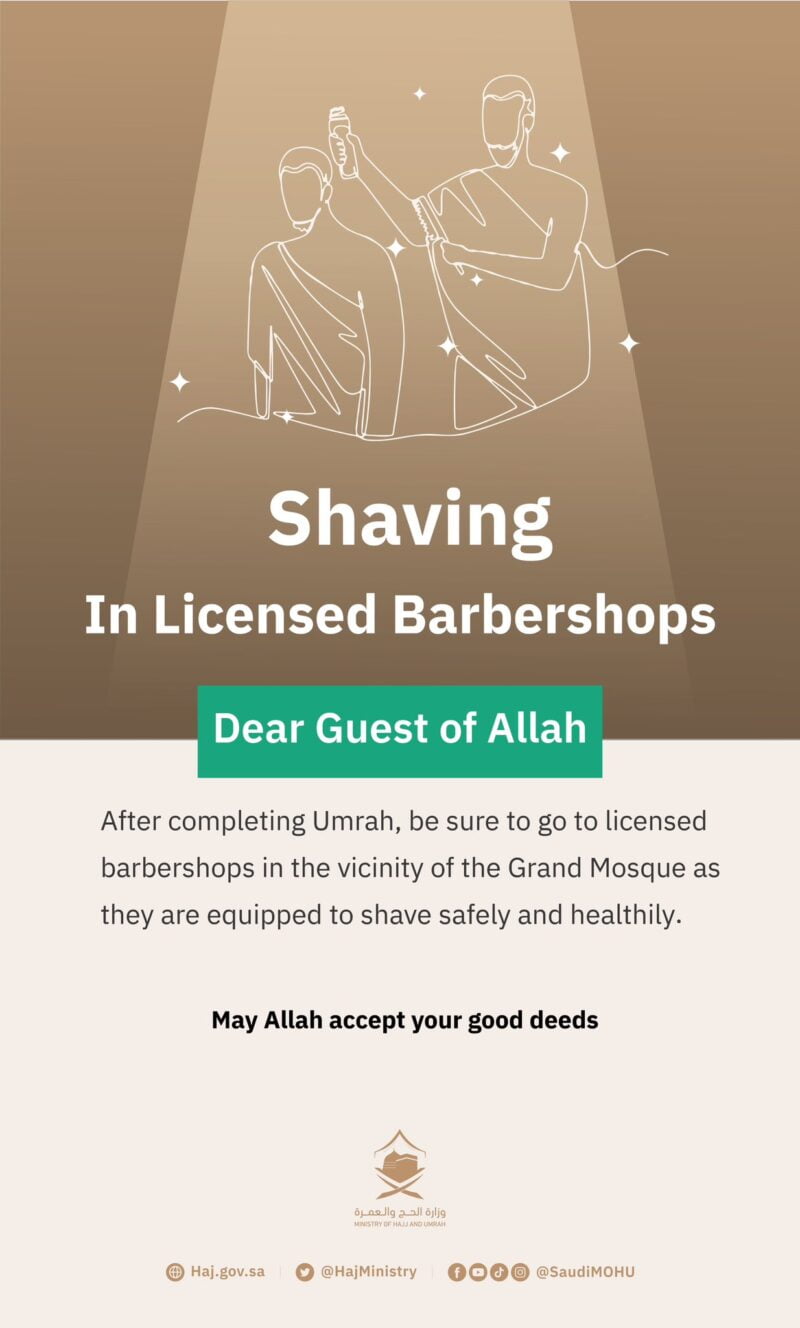 Saudi Arabia Tells Umrah Pilgrims To Shave at Licensed Barbers For ...