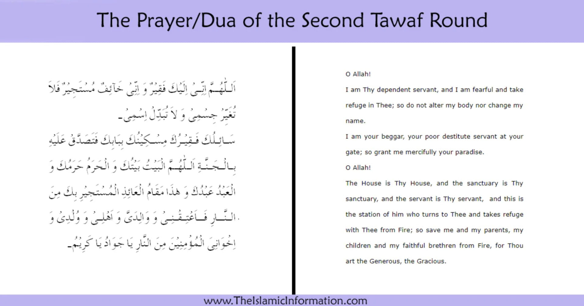 Duas To Recite During Tawaf (All 7 Circles) - All About Islam And Its ...