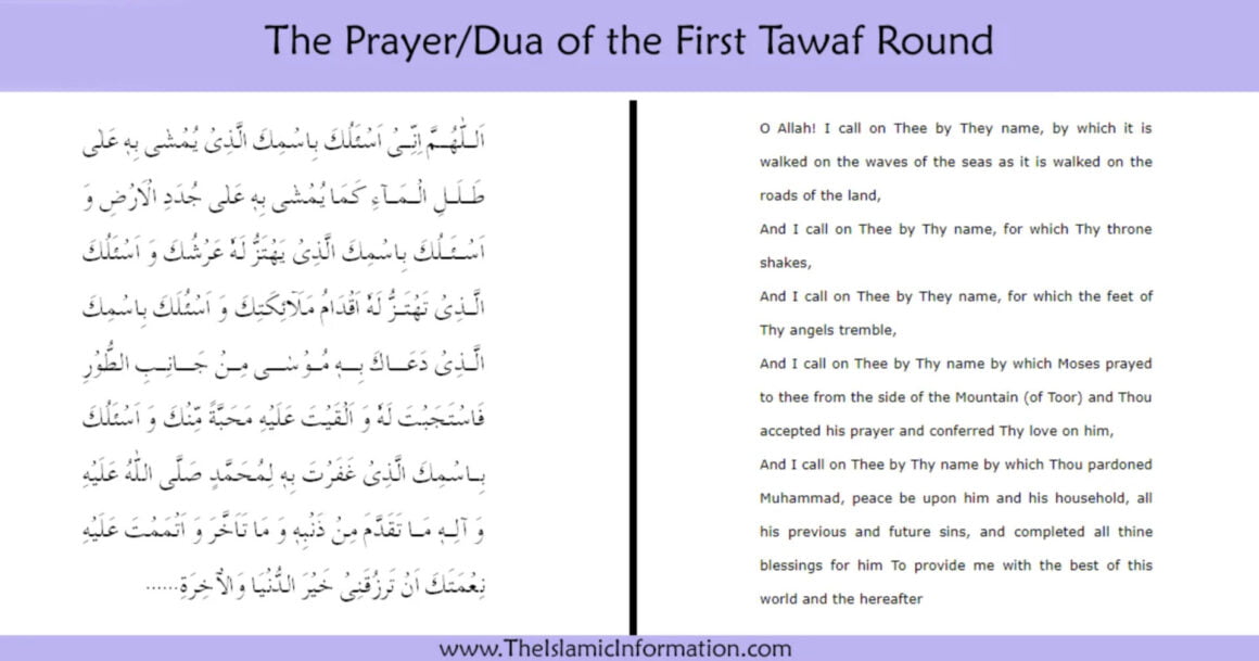 Duas To Recite During Tawaf (All 7 Circles)