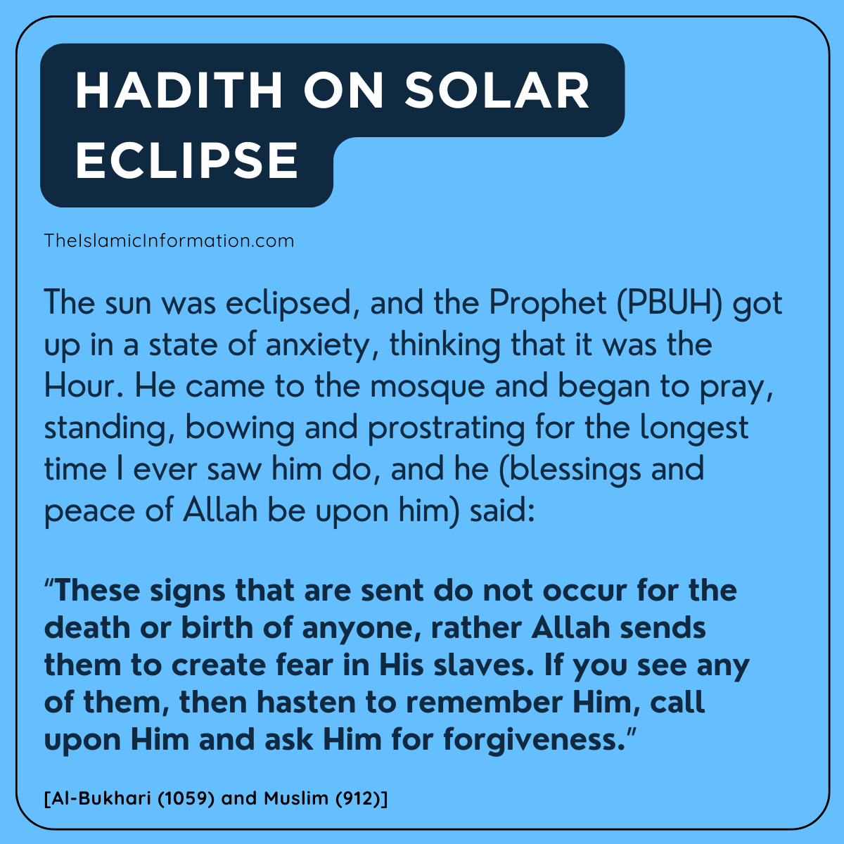 Dua for Solar Eclipse (Dua at the Time of Solar Eclipse) - All About ...